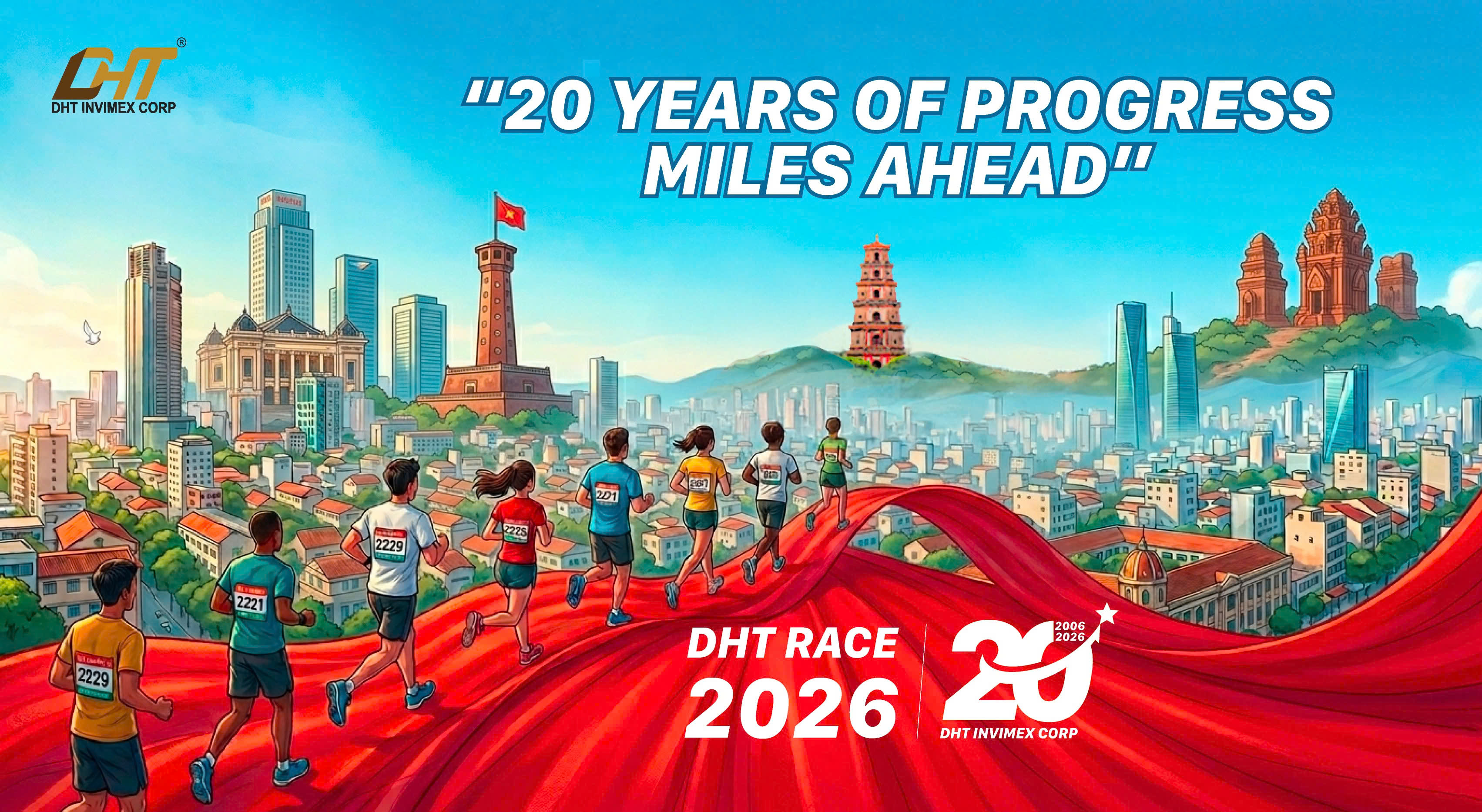 DHT RACE 2026 – 20 Years of Progress - Miles Ahead - 84RACE - Giải chạy ...