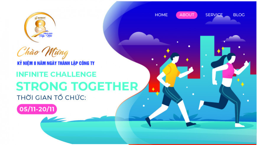 INFINITE CHALLENGE - STRONG TOGETHER - 84RACE - Giải chạy trực tuyến